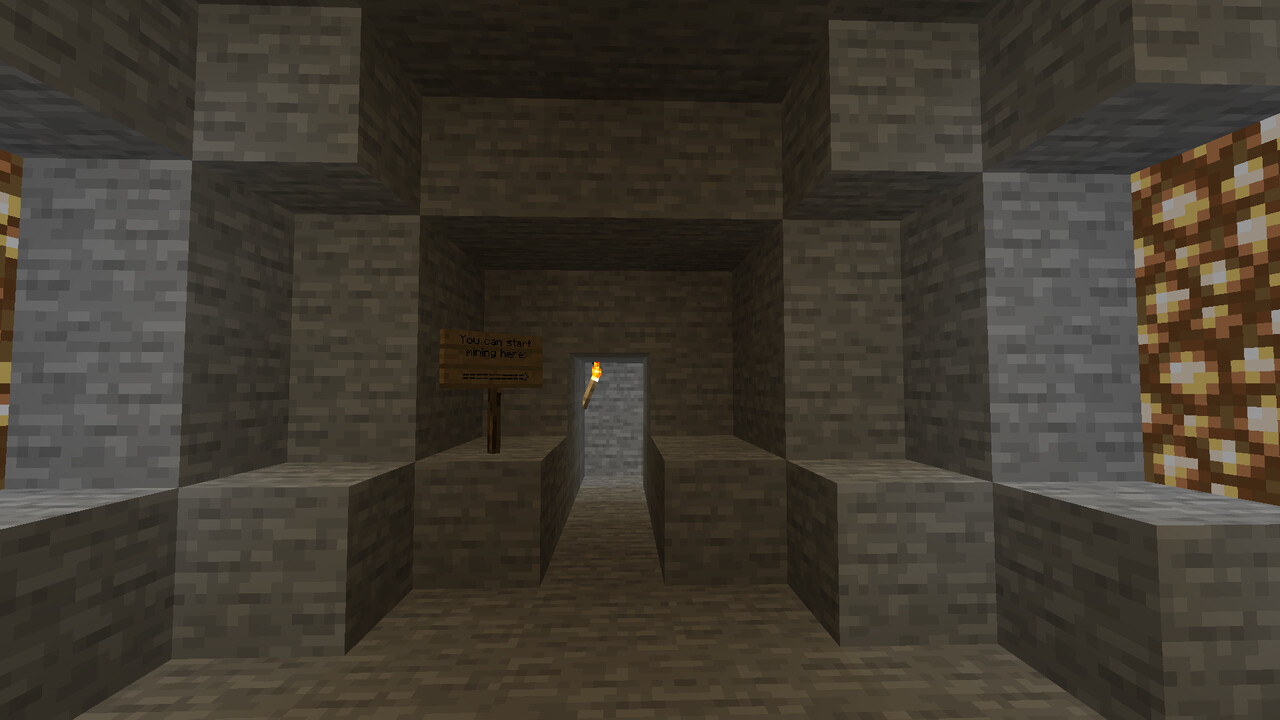 Underground Survival Minecraft Map