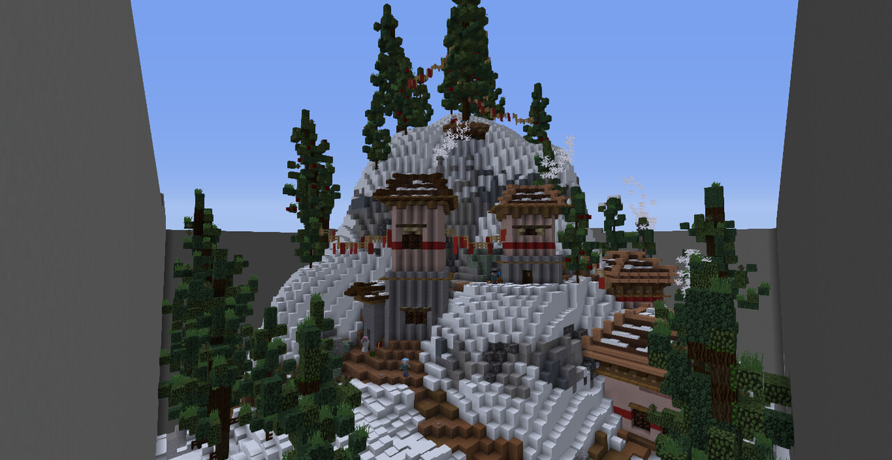 MOUNTAIN VILLAGE Minecraft Map