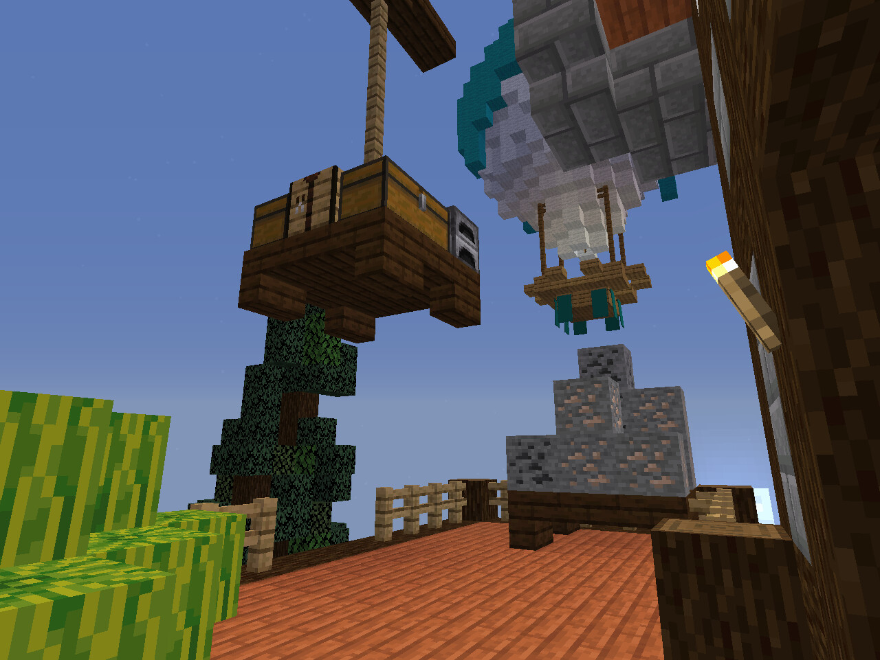 Plot Spawn Steampunk Minecraft Map