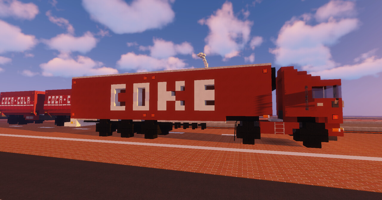 1.75:1 Scale Scania European Coca-Cola ( coke ) Truck & Trailer ...