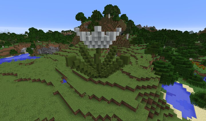White Flower Minecraft Map