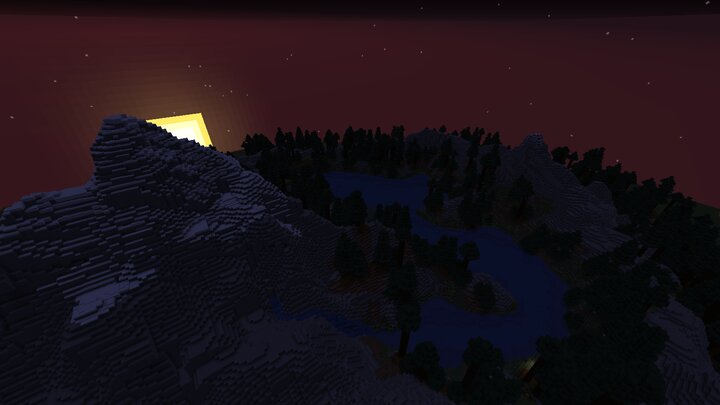 Alpine Lake Minecraft Map