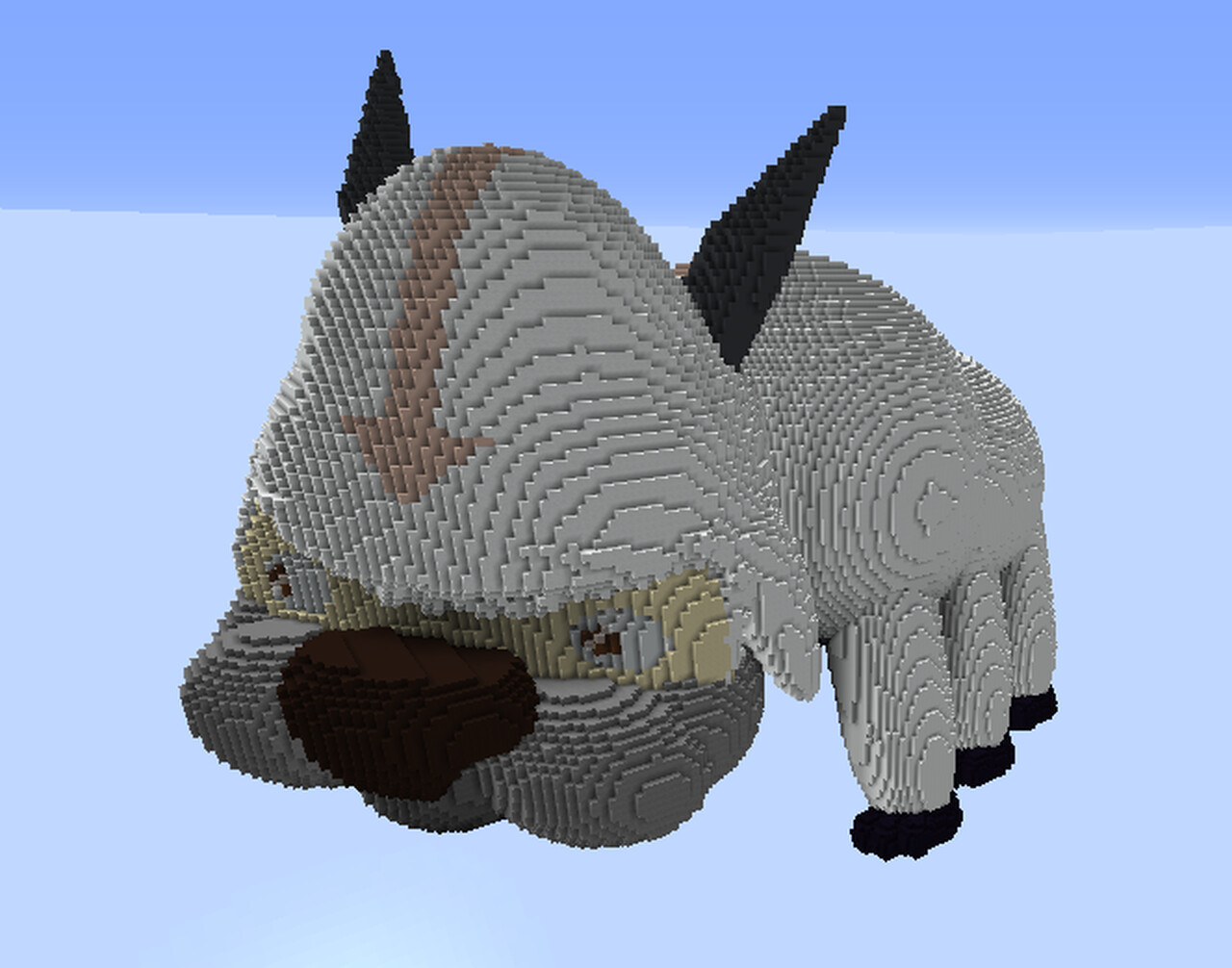 Bigger and better Appa from Avatar: the last air bender Minecraft Map
