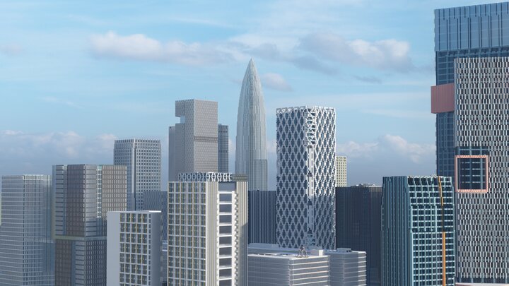 Science and Technology Park, Shenzhen (phase I) 1:1 Minecraft Map