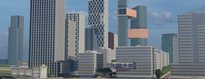 Science and Technology Park, Shenzhen (phase I) 1:1 Minecraft Map