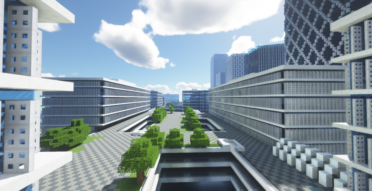 Science and Technology Park, Shenzhen (phase I) 1:1 Minecraft Map