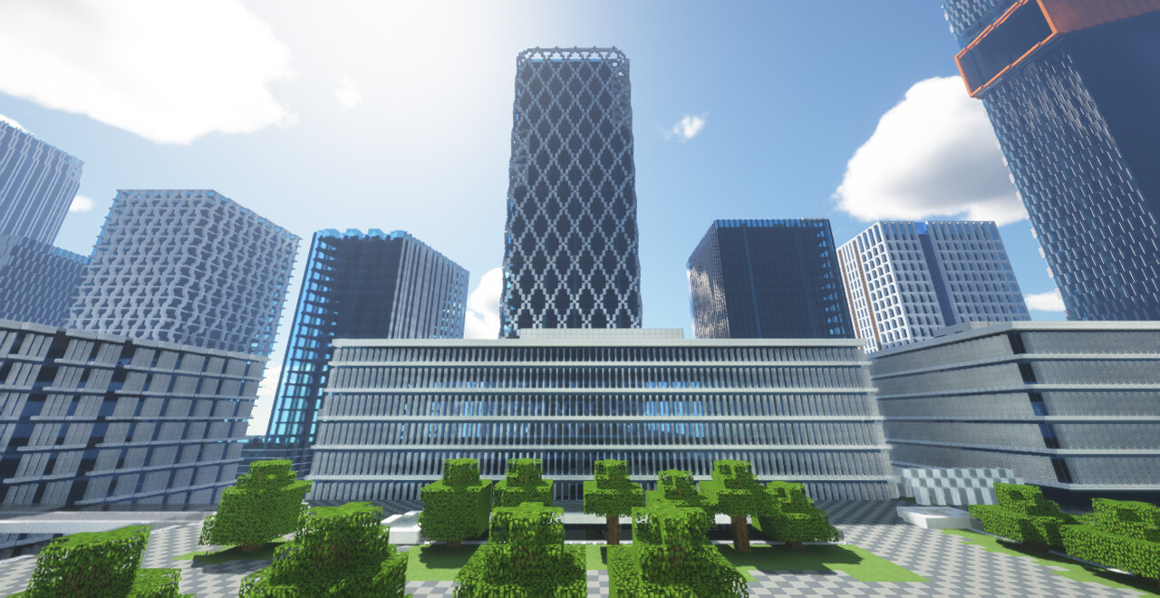 Science and Technology Park, Shenzhen (phase I) 1:1 Minecraft Map