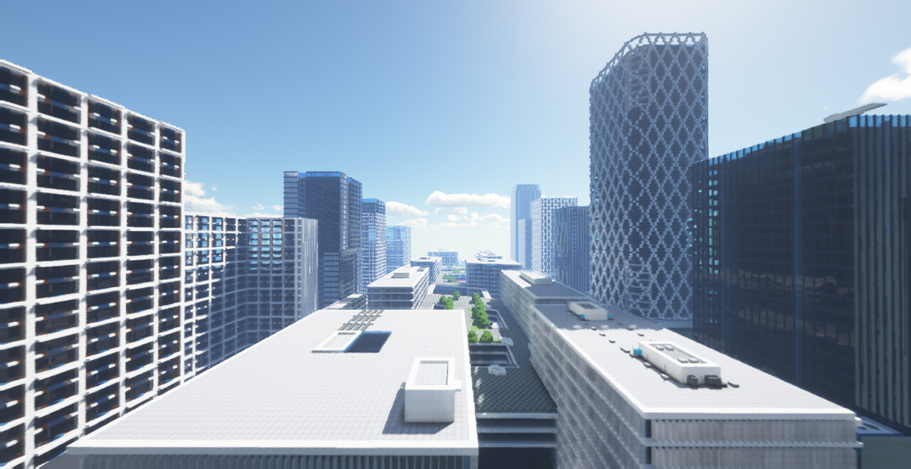 Science and Technology Park, Shenzhen (phase I) 1:1 Minecraft Map