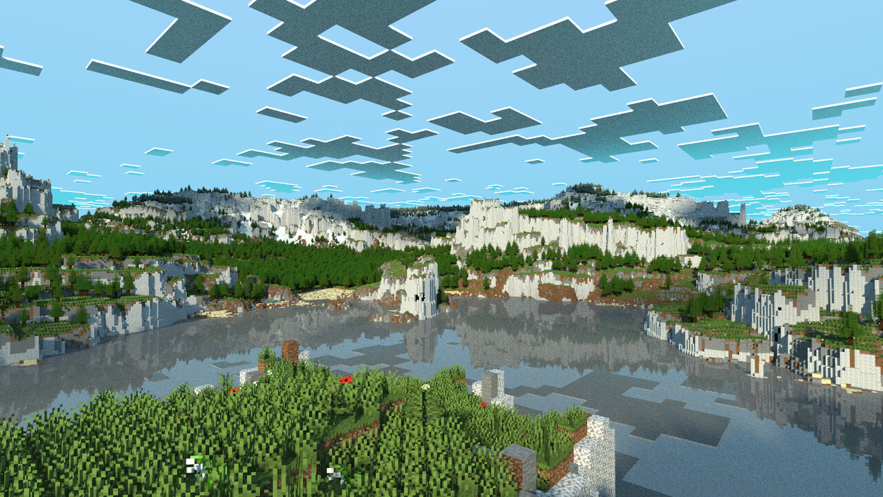 🌍 2k&4k Custom Winter Terrain - Bomrosion Minecraft Map