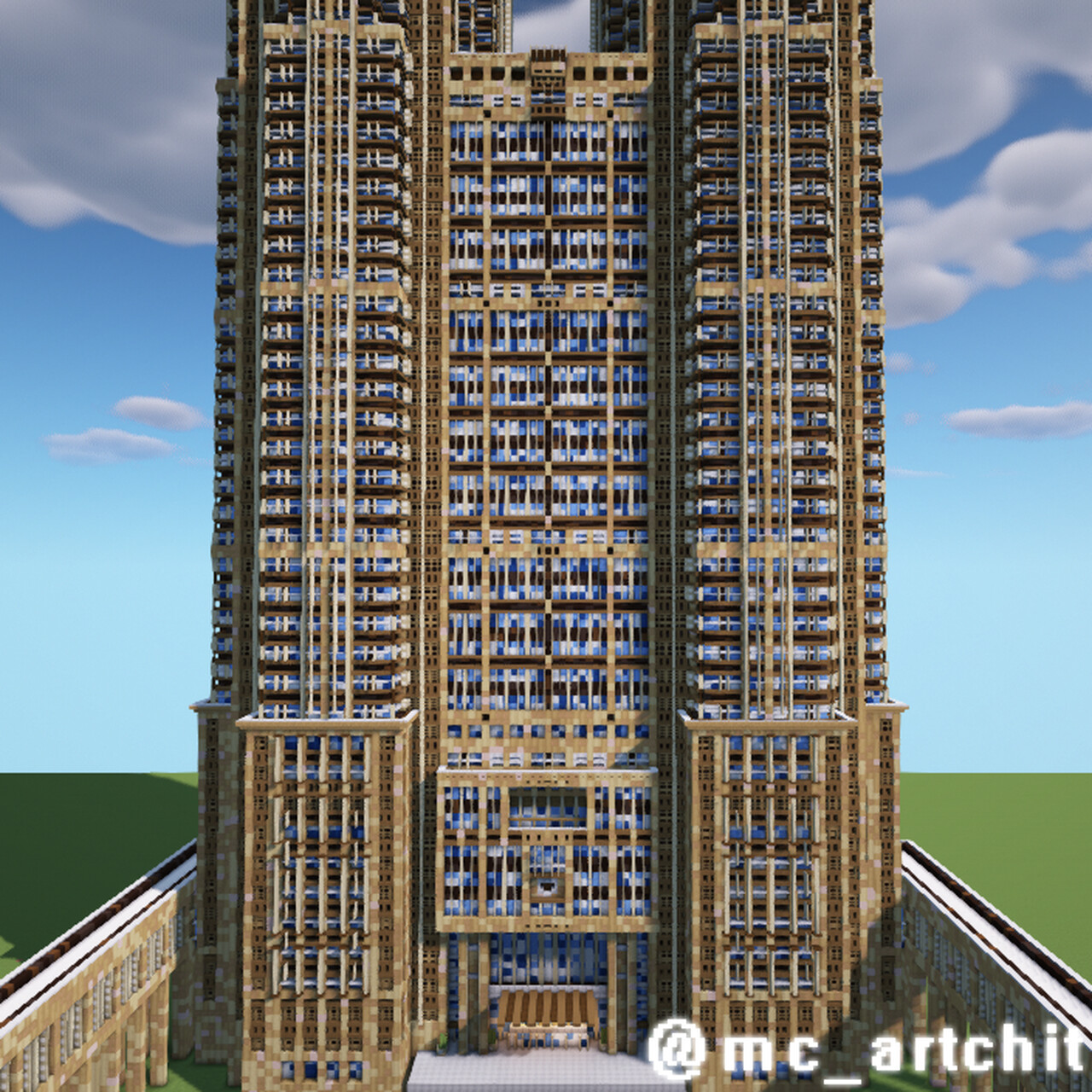 Tokyo Metropolitan Government Building! Minecraft Map