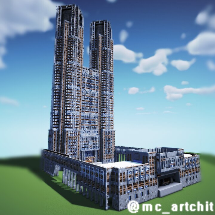 Tokyo Metropolitan Government Building! Minecraft Map