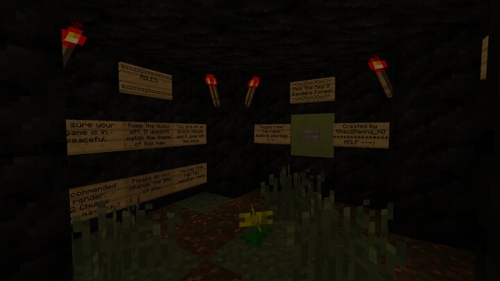 Find The Key 3: Slender's Forest Minecraft Map