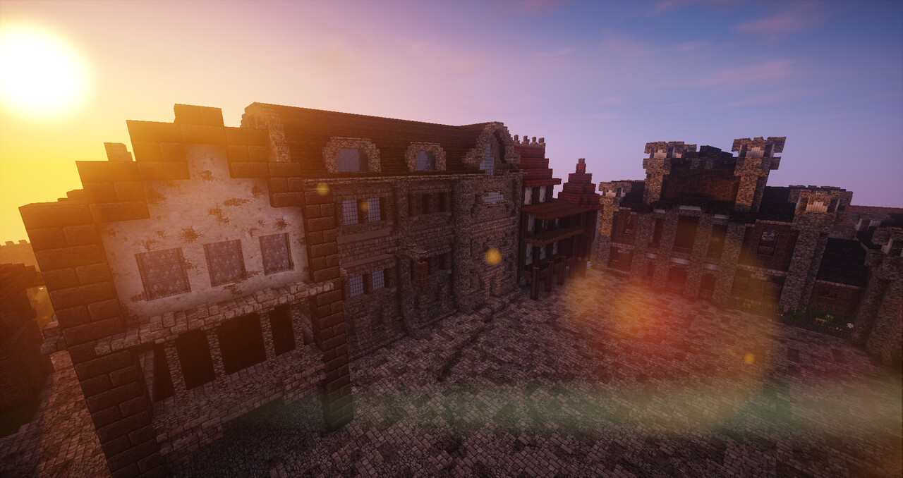 Medieval city Minecraft Map