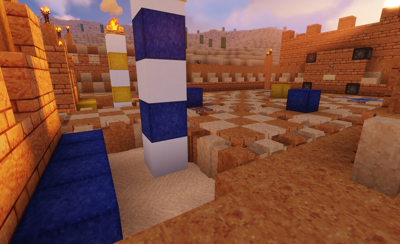 Ancient Board Game "Royal Game of Ur" with Redstone Dice Minecraft Map