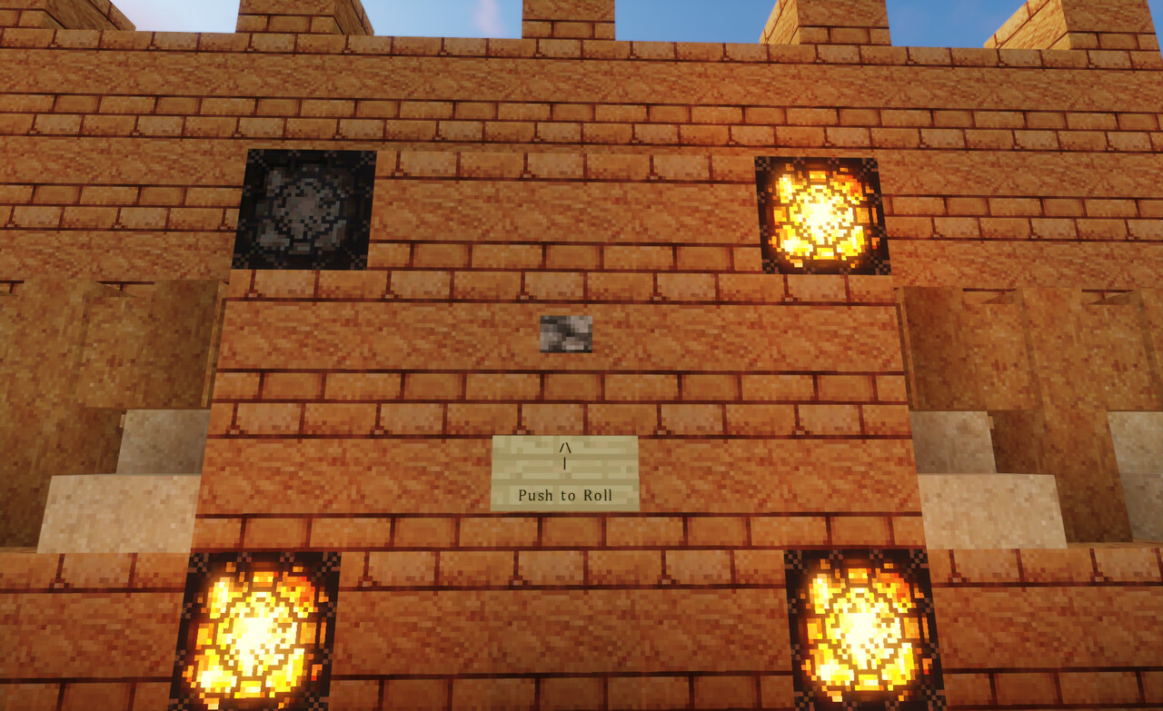 Ancient Board Game "Royal Game of Ur" with Redstone Dice Minecraft Map