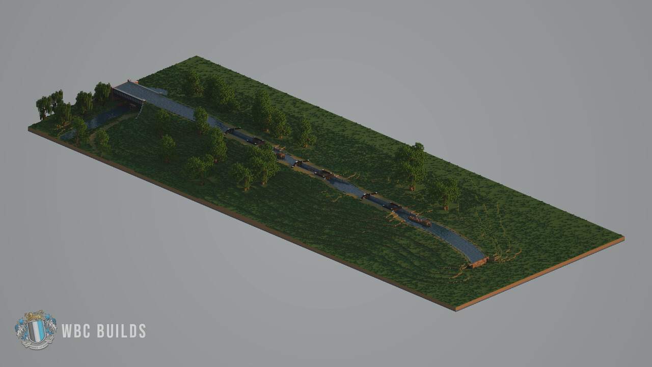 Minecraft Canal and Flight of Locks Minecraft Map