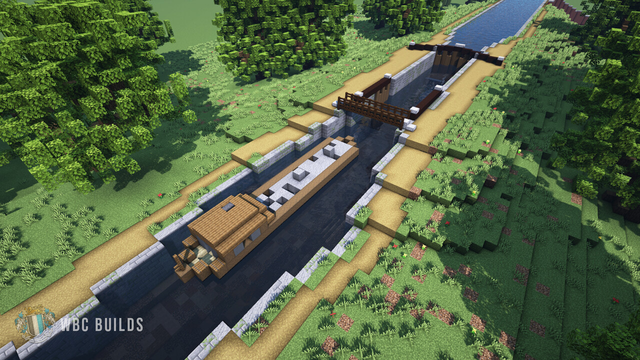 Minecraft Canal and Flight of Locks Minecraft Map