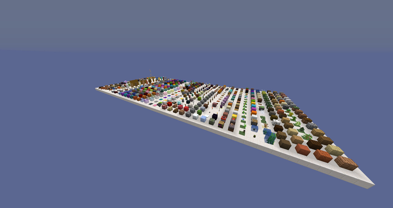Every Block in Minecraft as of 1.15.2 Minecraft Map