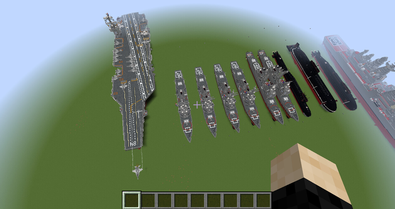 navy ships / submarines Minecraft Map