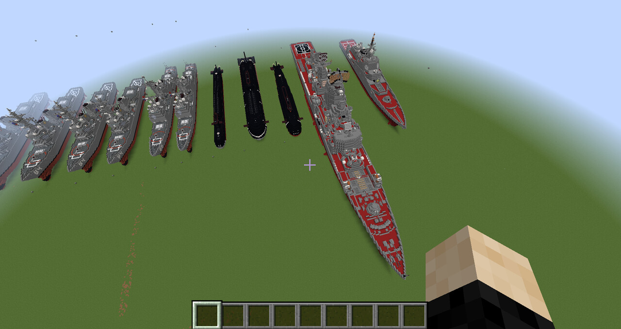 navy ships / submarines Minecraft Map