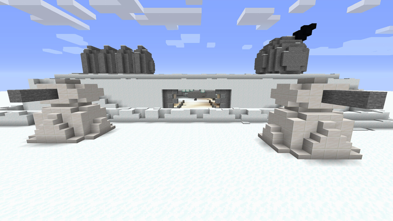 Hoth from episode 5 of starwars Minecraft Map