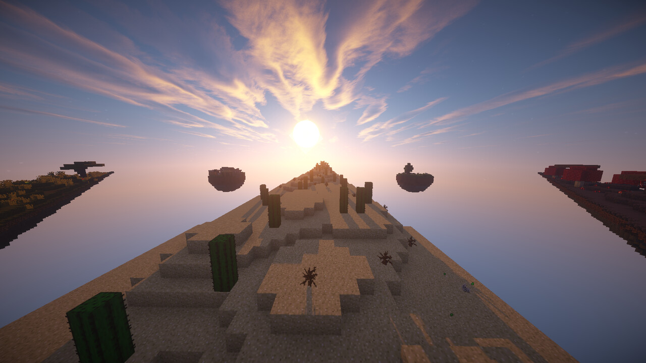 Compass Isle - A Survival-Adventure Sky Island Map Minecraft Map