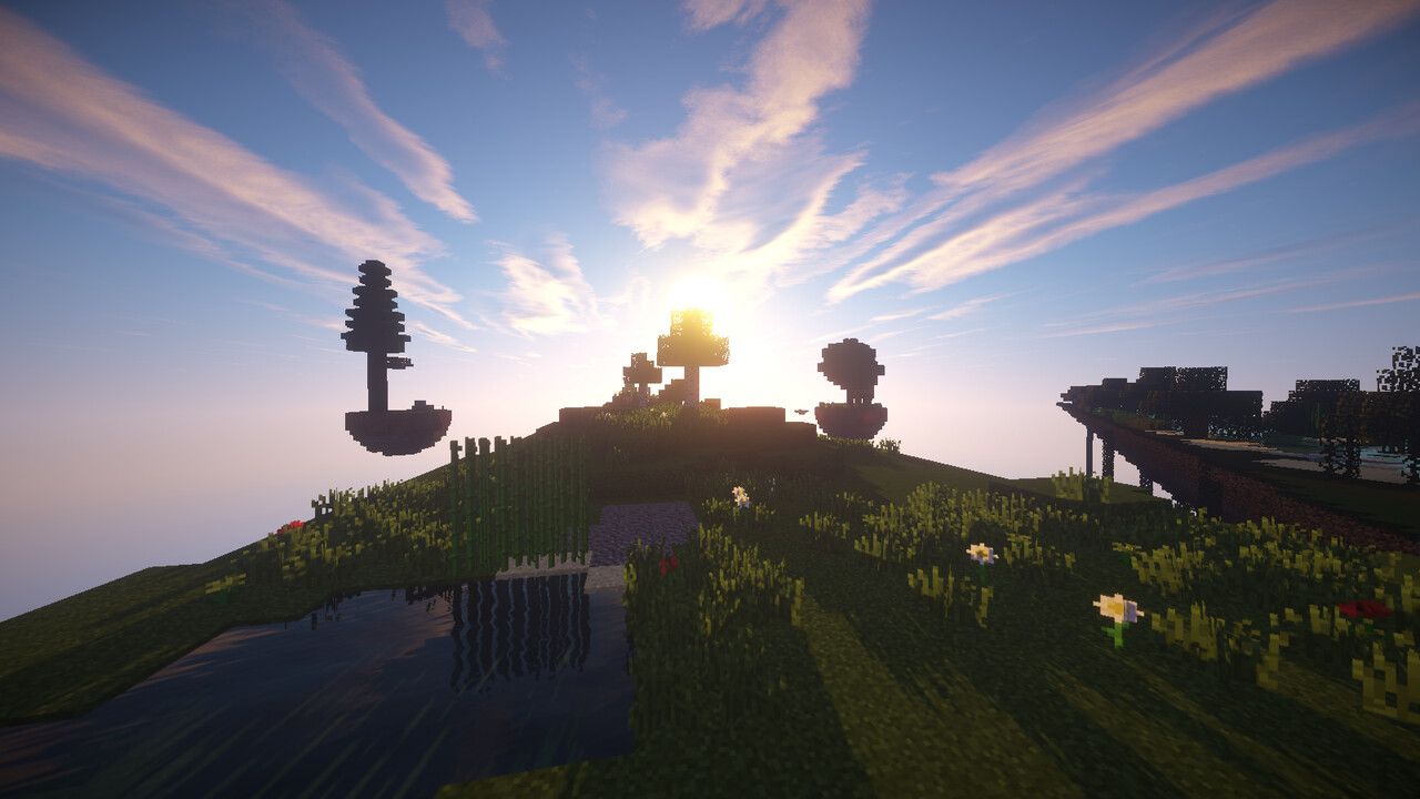 Compass Isle - A Survival-Adventure Sky Island Map Minecraft Map