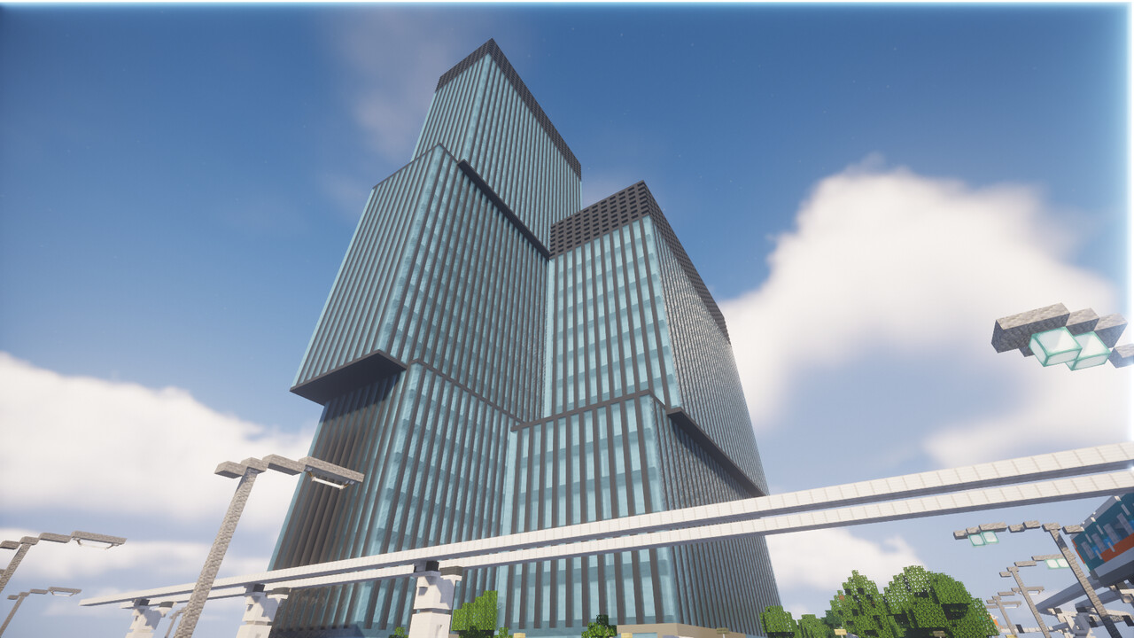 KTW Towers (Katowice, Poland) Minecraft Map