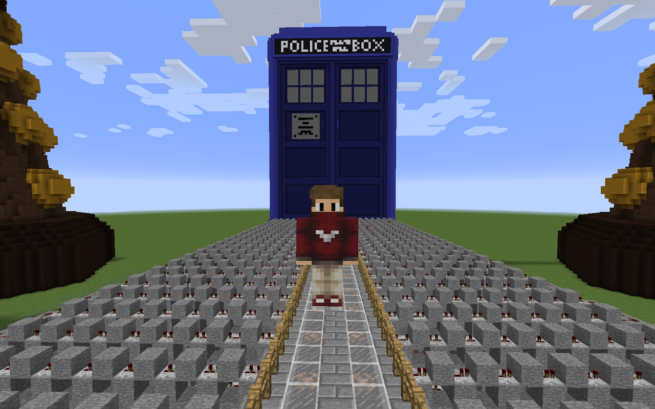 Doctor Who Intro Theme 2005 - 2007 With Note Block! Minecraft Map