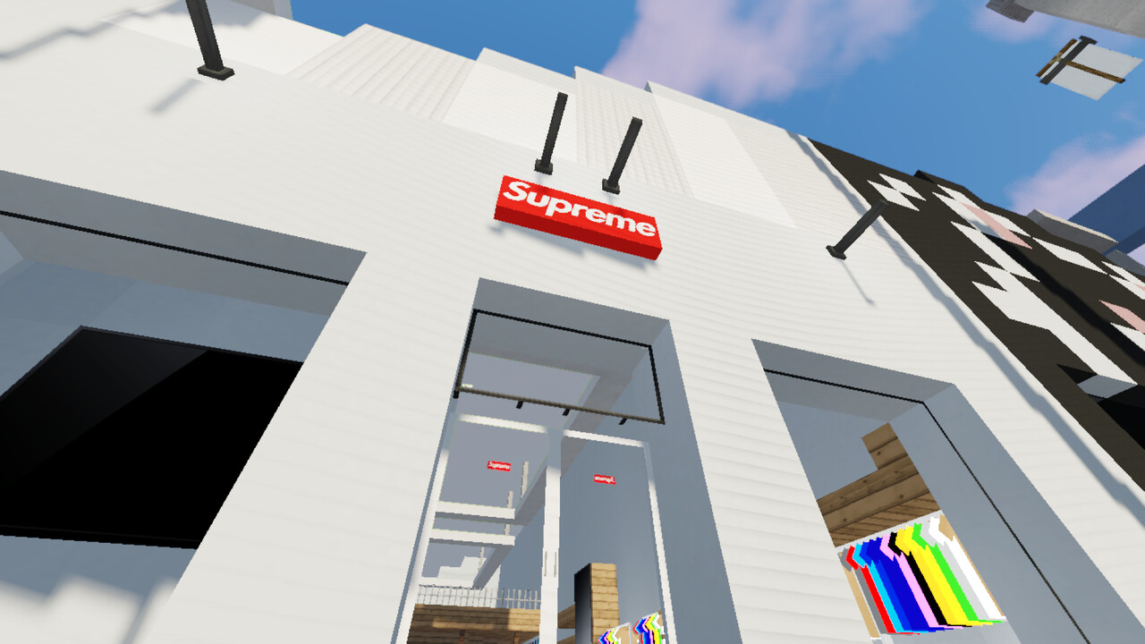 Supreme los Angeles Store In Minecraft. (1.14.4) Minecraft Map