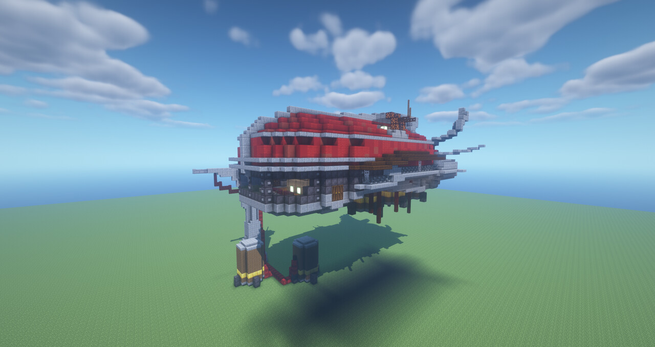 Steampunk Refuel Station + Fuel Carrier Minecraft Map