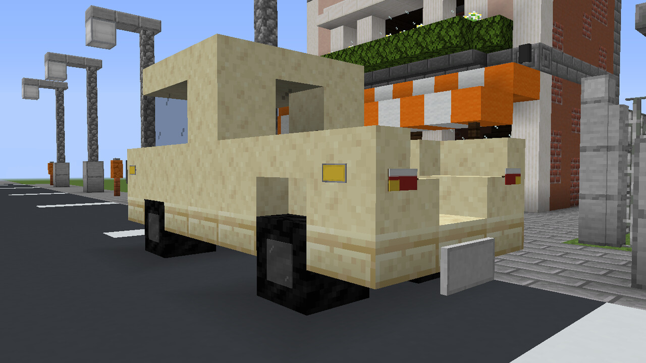 Sandstone Truck Minecraft Map