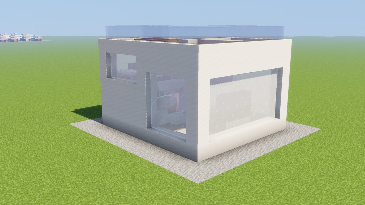 Compact Modern House [SCHEMATIC] Minecraft Map