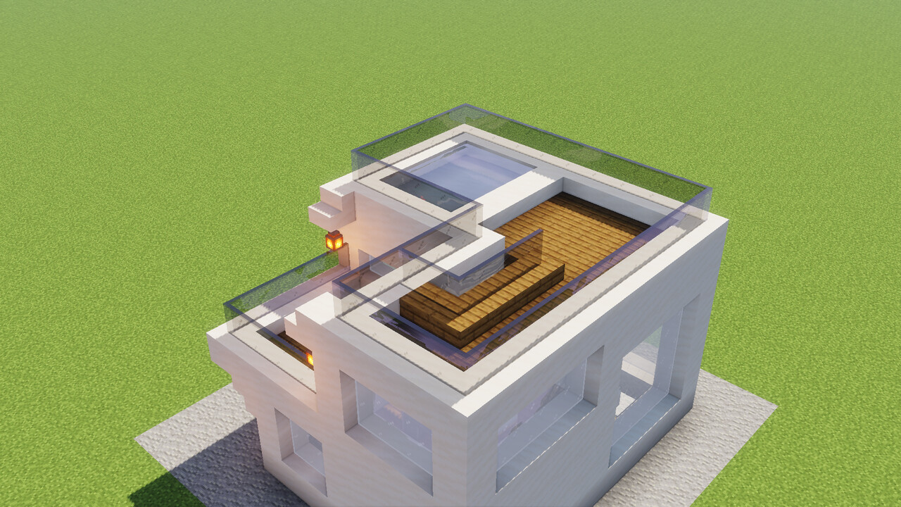 Compact Modern House [SCHEMATIC] Minecraft Map
