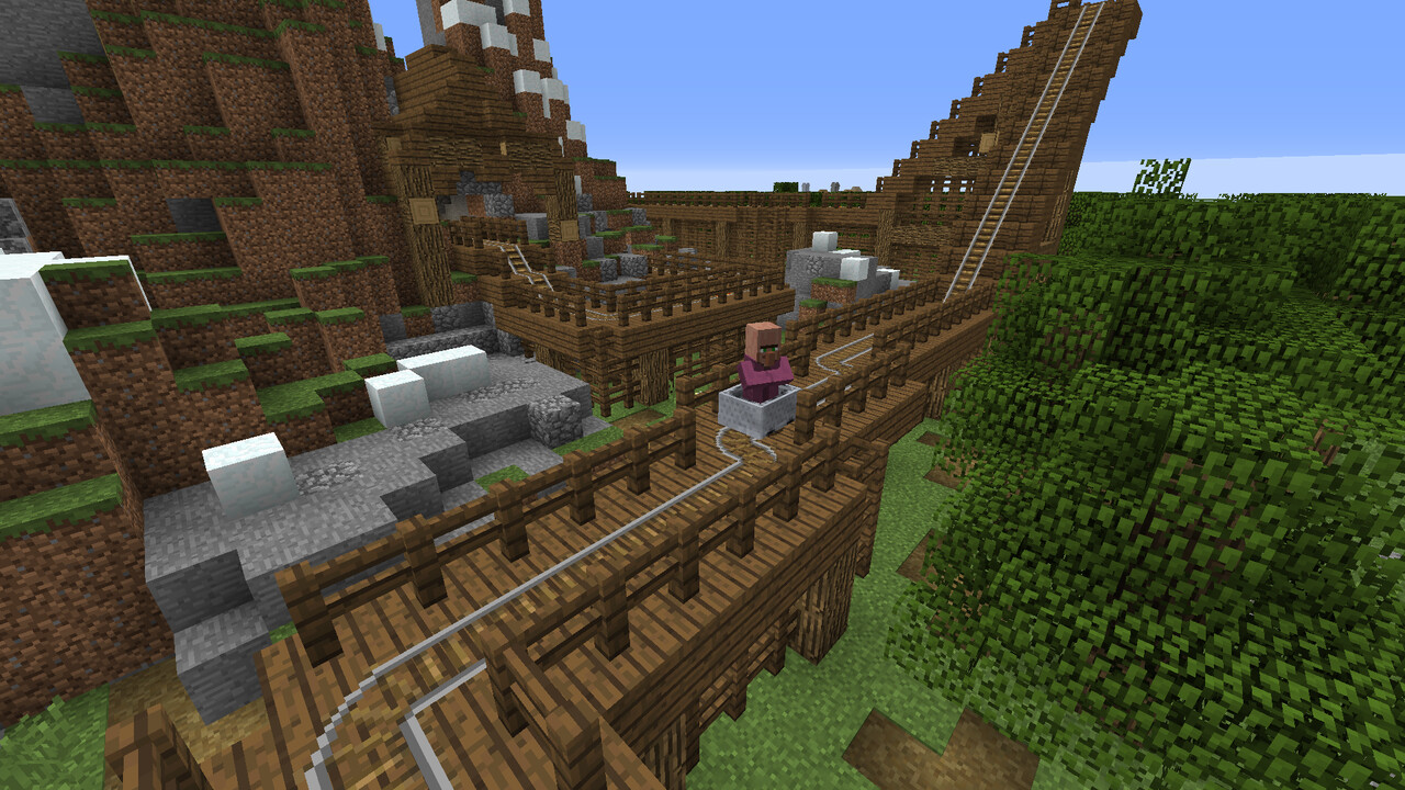 Forest fair themepark Minecraft Map