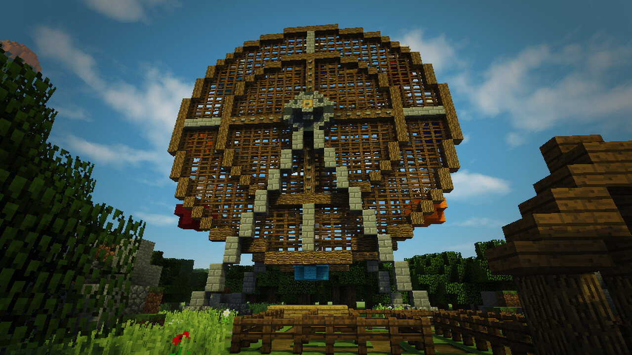 Forest fair themepark Minecraft Map