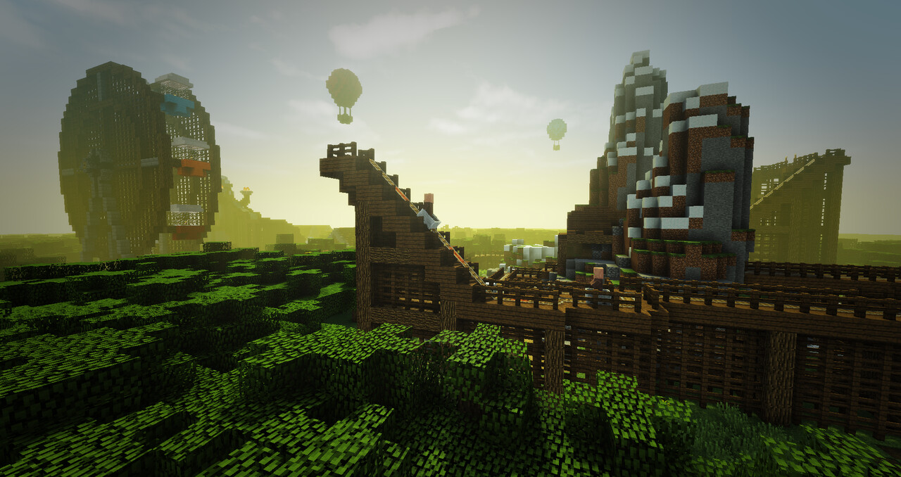 Forest fair themepark Minecraft Map