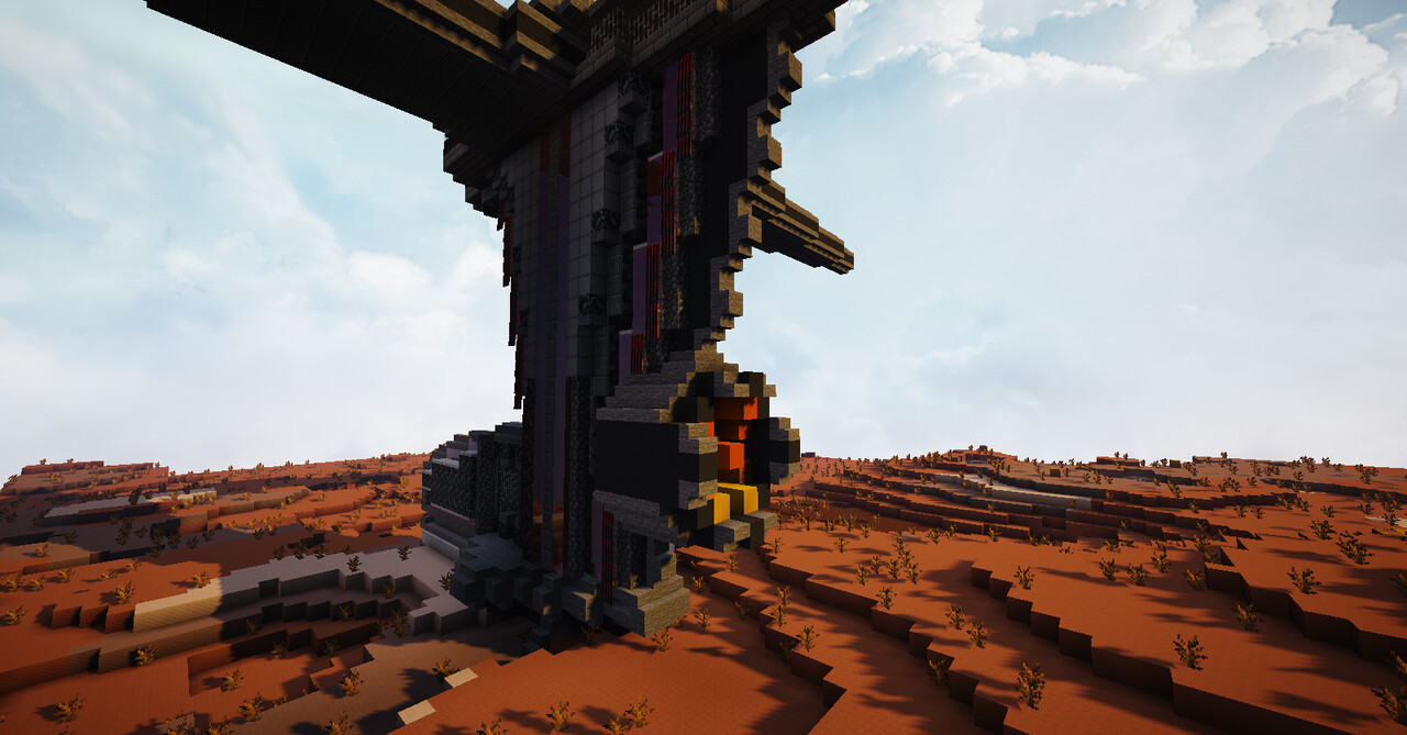 Space ship mars Minecraft Map