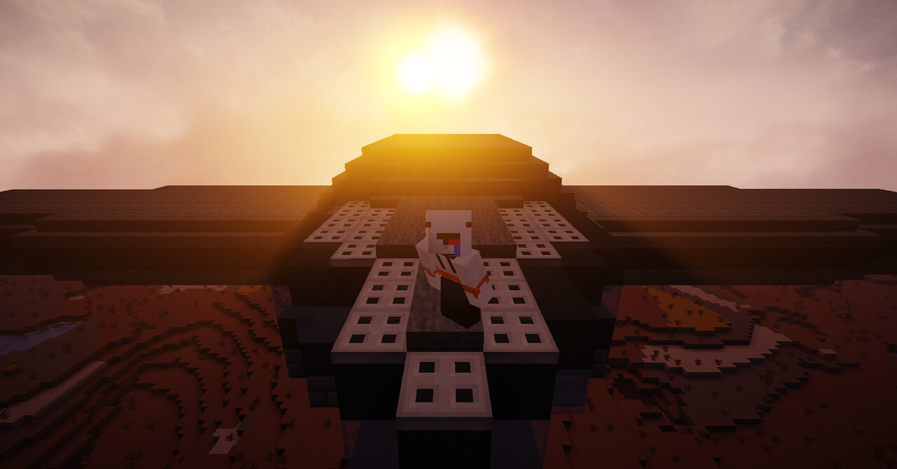 Space ship mars Minecraft Map