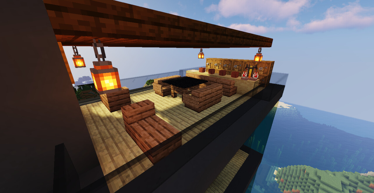 Cliff hang house Minecraft Map