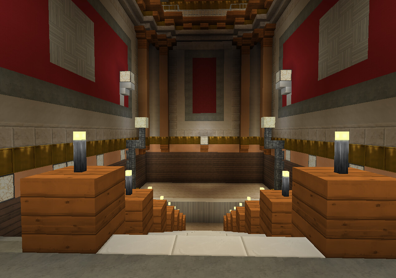 Small concert hall. Minecraft Map