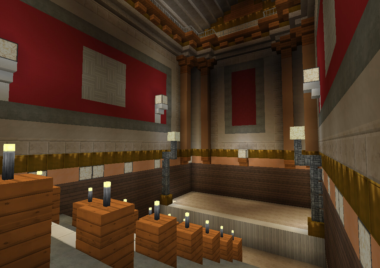 Small concert hall. Minecraft Map