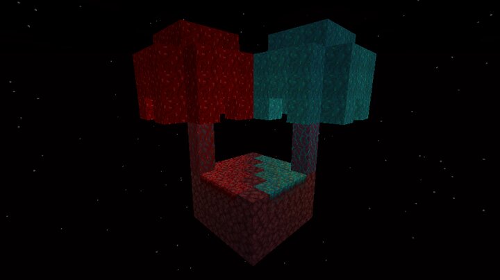 Nether Skyblock Minecraft Map