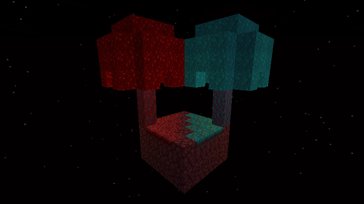 Nether Skyblock Minecraft Map