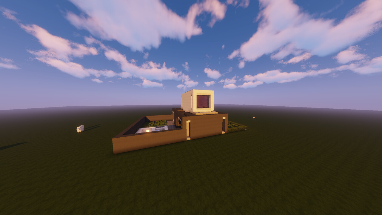 Modern Cube House Minecraft Map