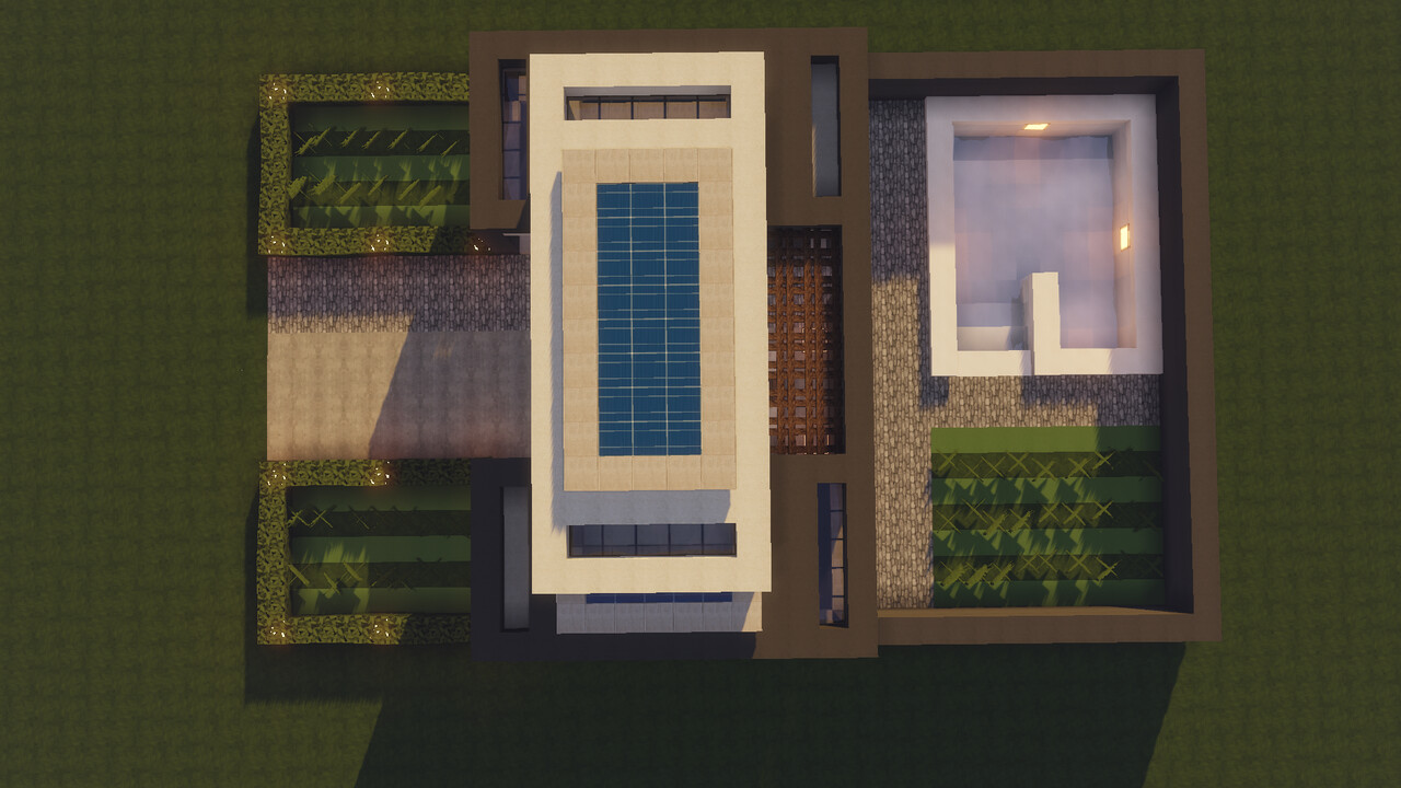Modern Cube House Minecraft Map