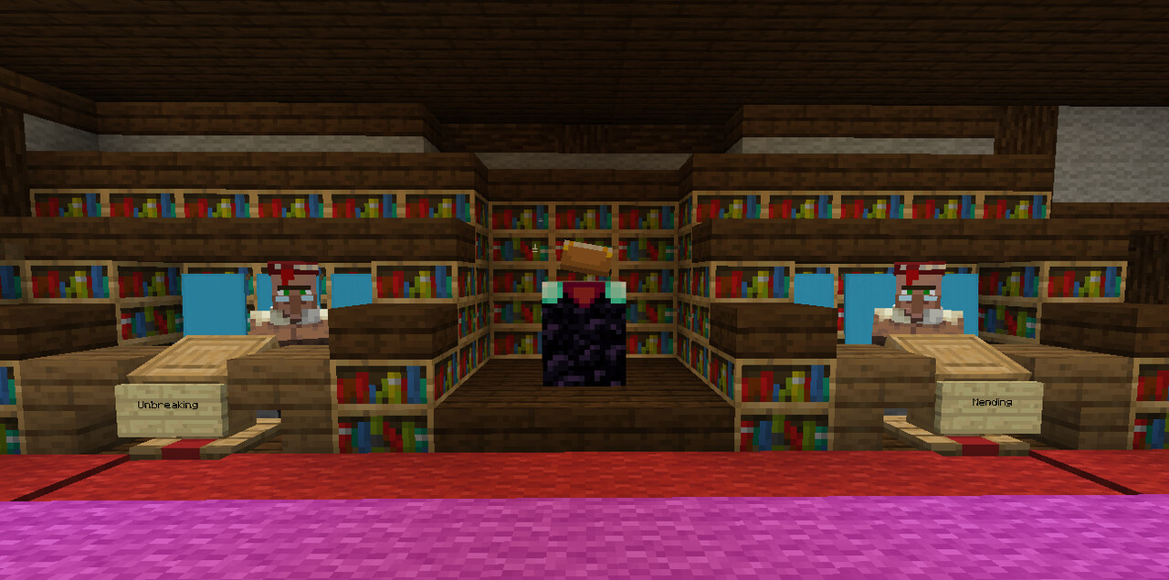 Enchanted Medieval Library Minecraft Map