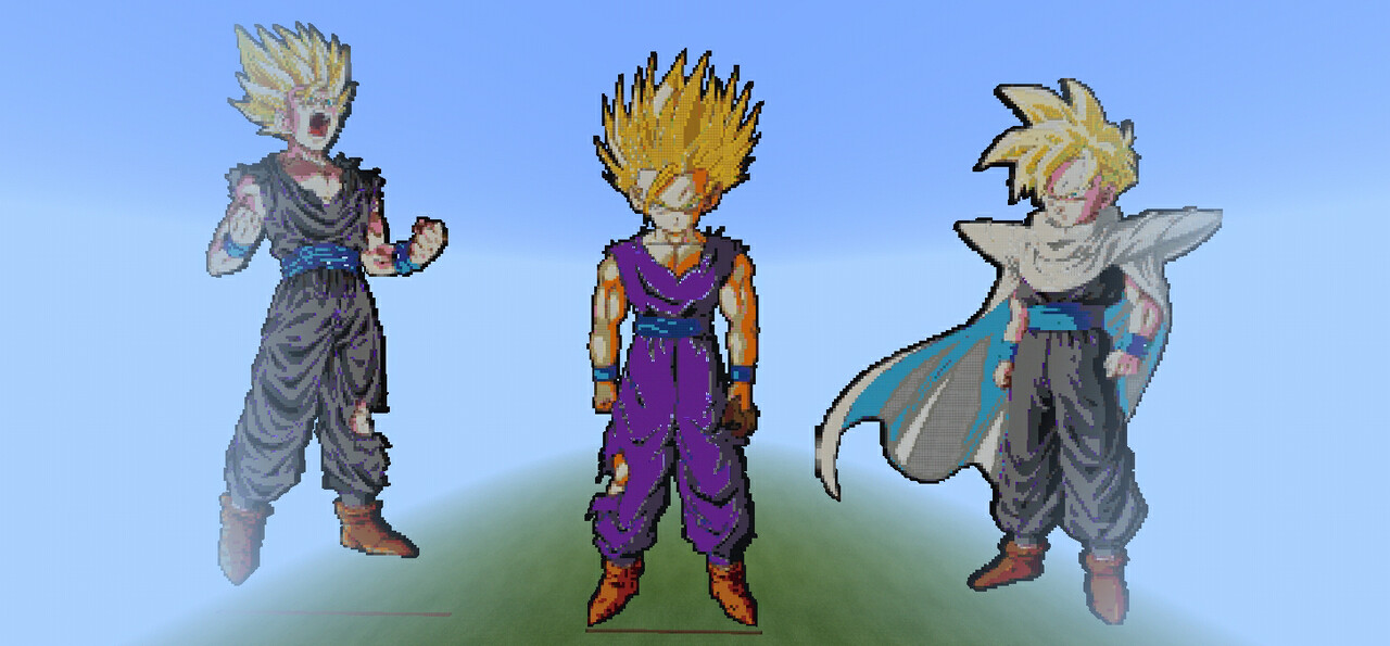Son Gohan | Pixel Minecraft Map