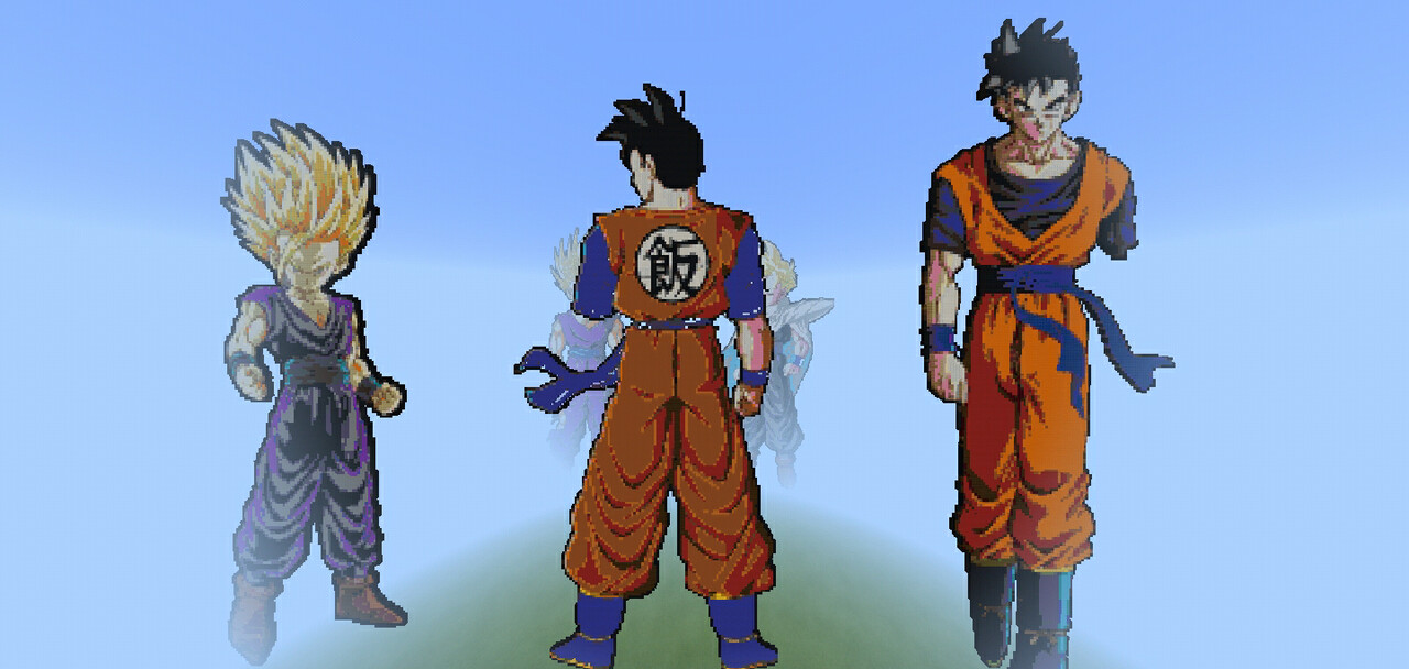 Son Gohan | Pixel Minecraft Map