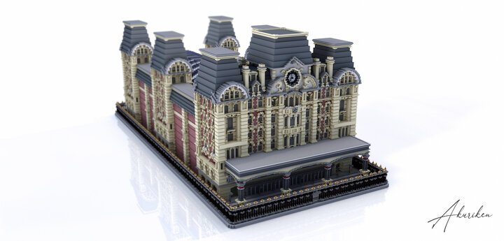 Build - London Train station Inspiration St Pancras - By Arimestic ...